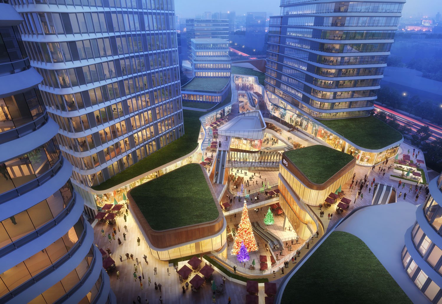 Financial Street Shanghai Railway Station Mixed-Use